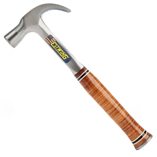 ESTWING E24C CURVED CLAW HAMMER (WITH LEATHER GRIP) | General Hand ...
