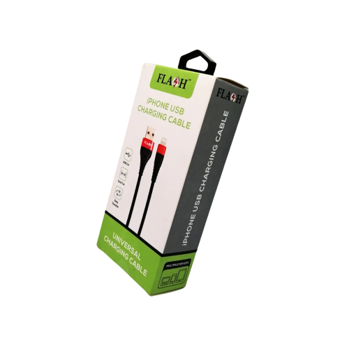 FLASH iPHONE USB 2.0 CHARGING CABLE - UNIVERSAL | Plugs, Adapters ...