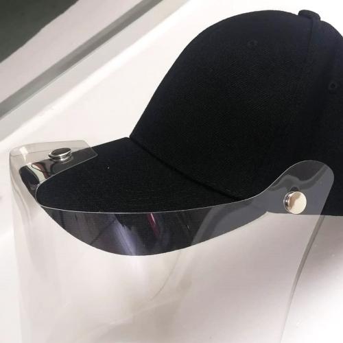 SAFETY PROTECTIVE FACE SHIELD CAPS - BLACK | Head & Eye Protection ...